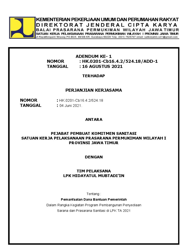 Dokumen Addendum PPMH | PDF