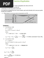Statiques Des Fluides (Exercices Corrigés) | PDF | mesure de pression | Pression