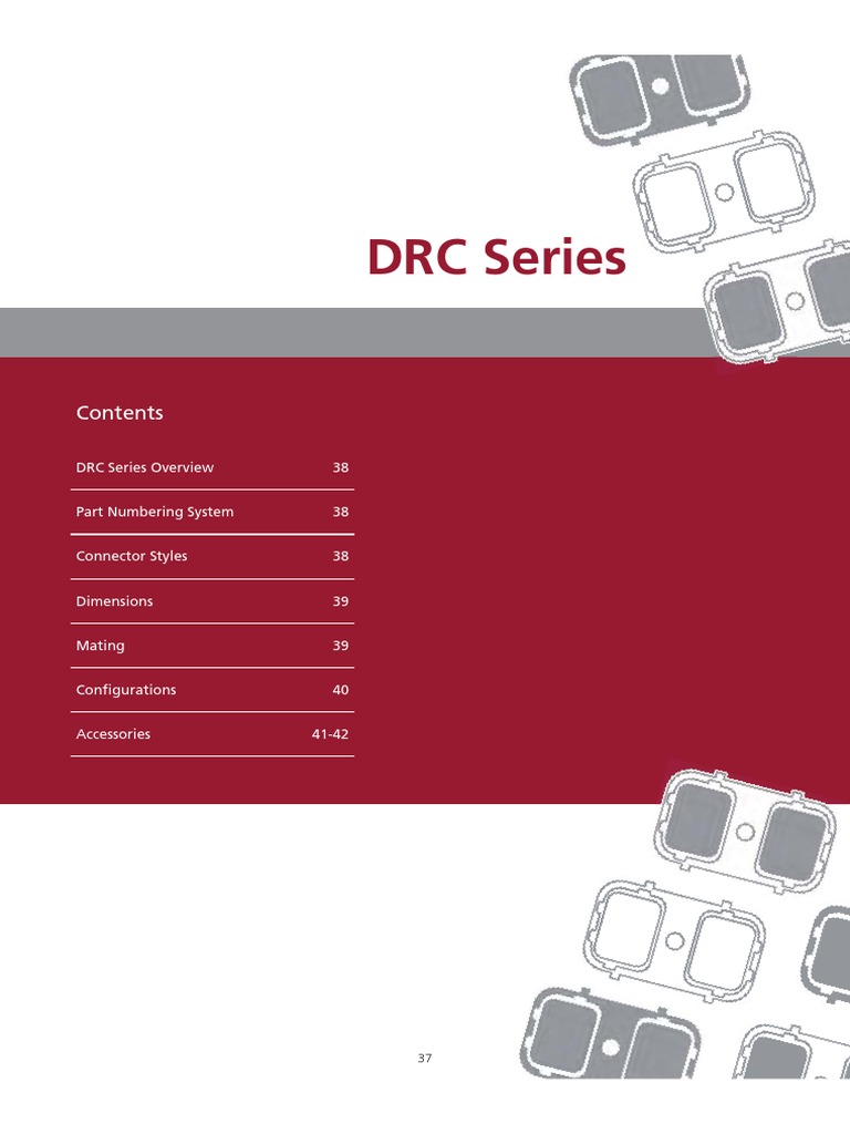 DRC Series Overview 38 | PDF | Electrical Connector | Ac Power Plugs ...