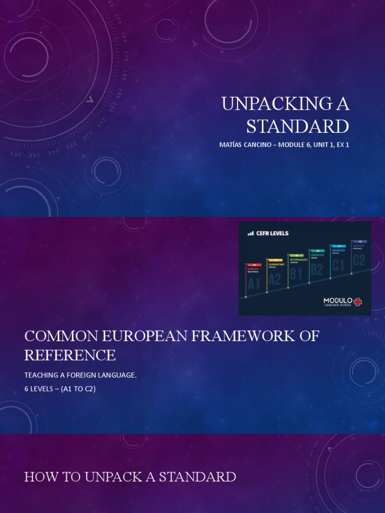 Unpacking a Standard | PDF | Fluency | Learning