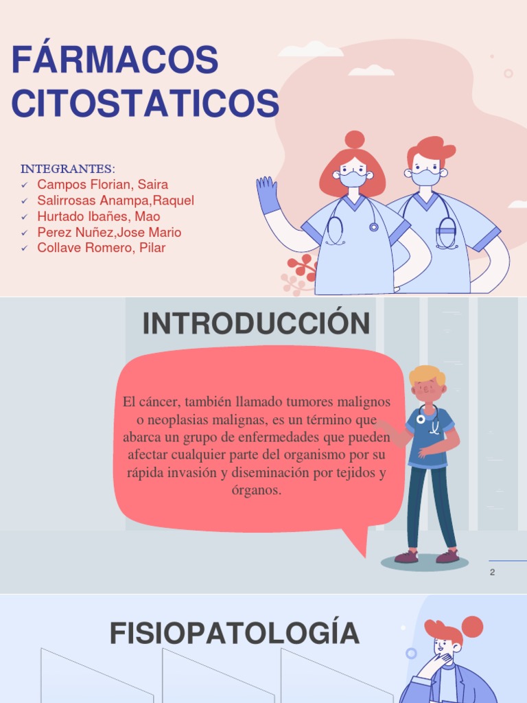 Farmacos Citostaticos RAQUEL | PDF | Medicamentos con receta | Cáncer