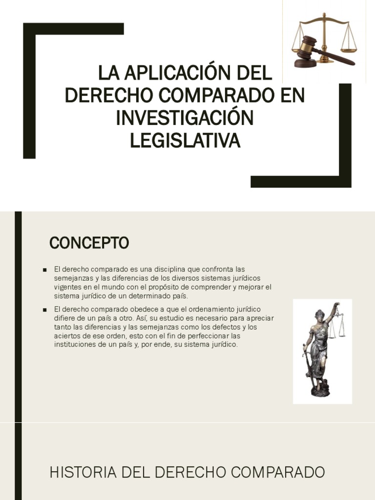 Derecho Comparado APLICACION | PDF | Ley comparativa | Análisis