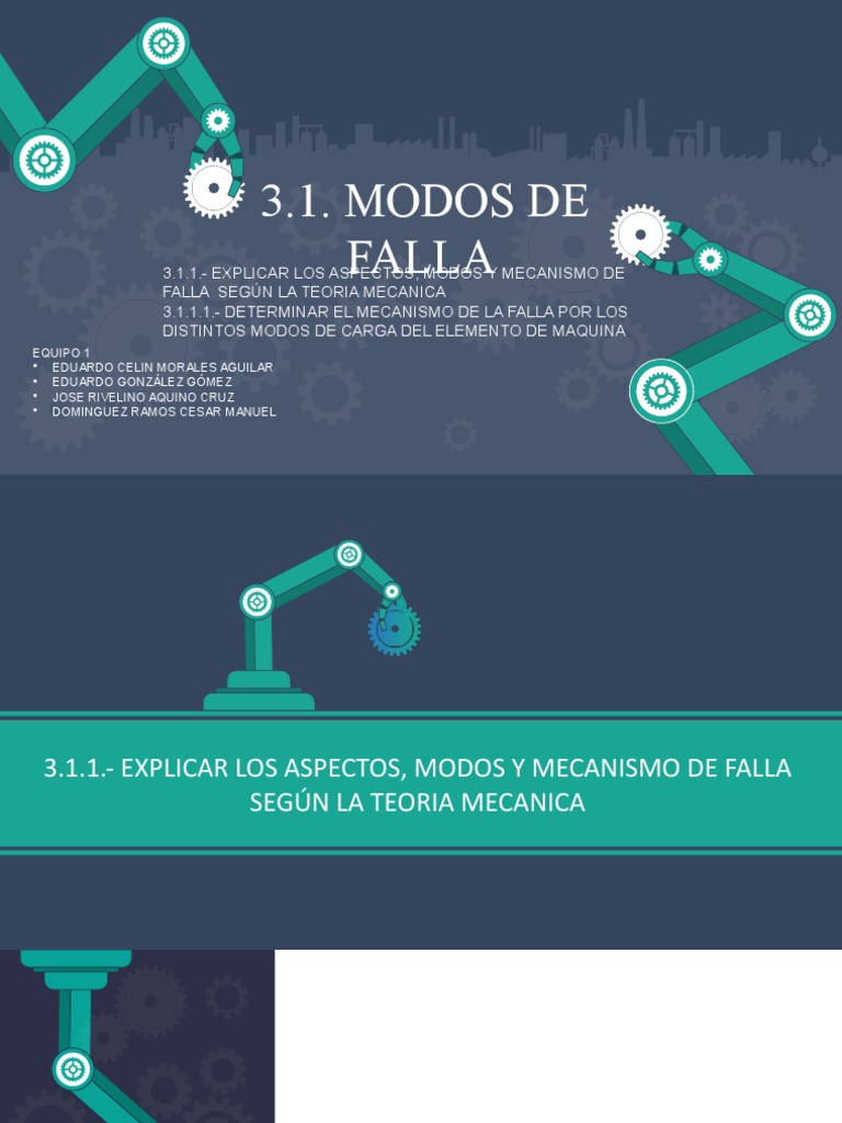 Exposicion Modos de Falla - 040746 | PDF | Fractura | Ductilidad