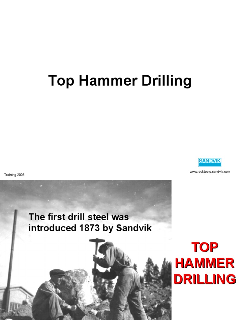 Top Hammer Drilling Pdf