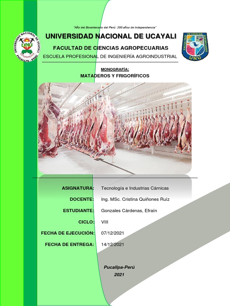 Mataderos y Frigoríficos | PDF | Matadero | Carne