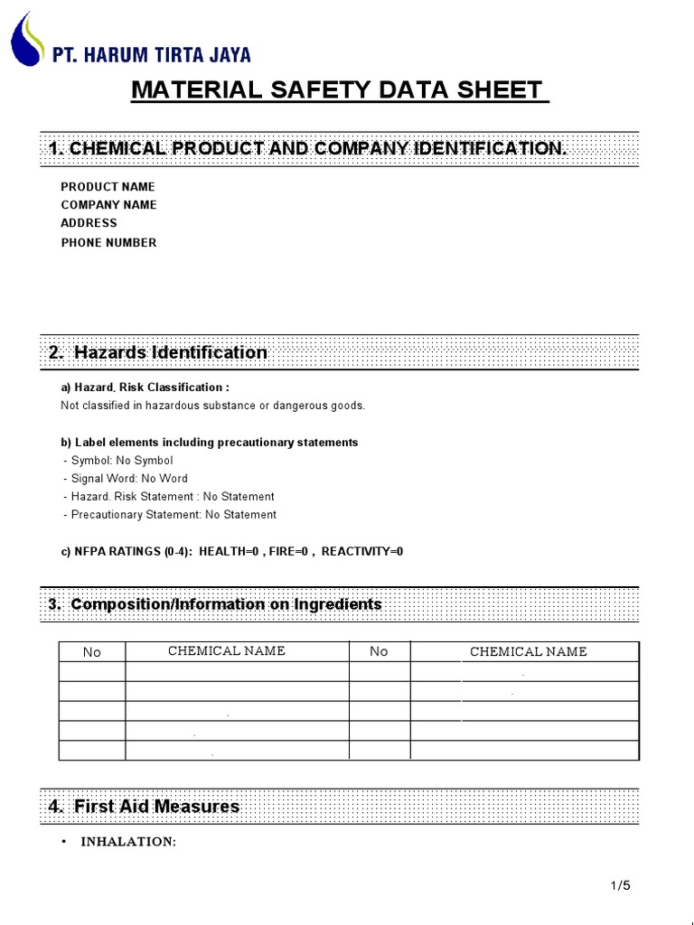 MSDS Bakteri Nutrienzyme | PDF | Breathing | Poison