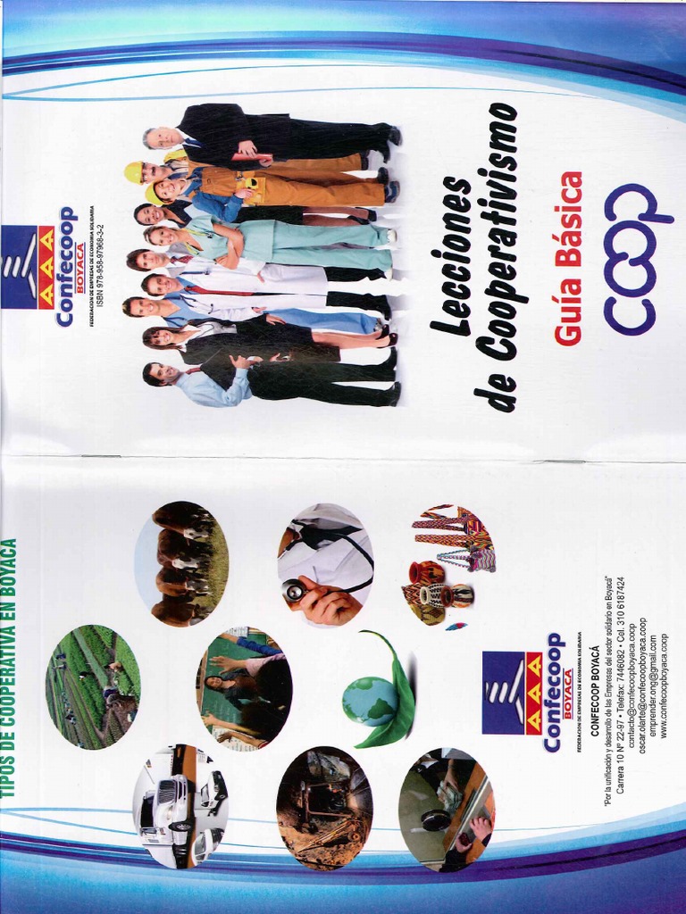 Cartilla Leccion de Cooperativismo Confecoop Boyaca | PDF