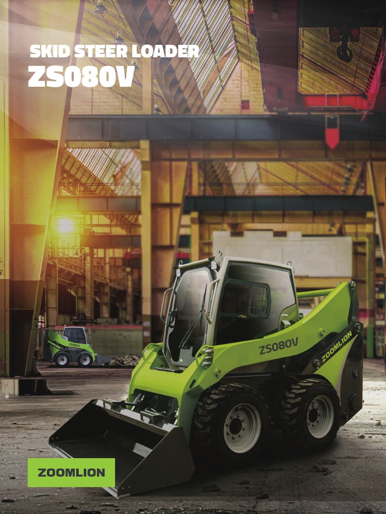 ZOOMLION ZS080V Skid Steer Loader | Download Free PDF | Loader ...