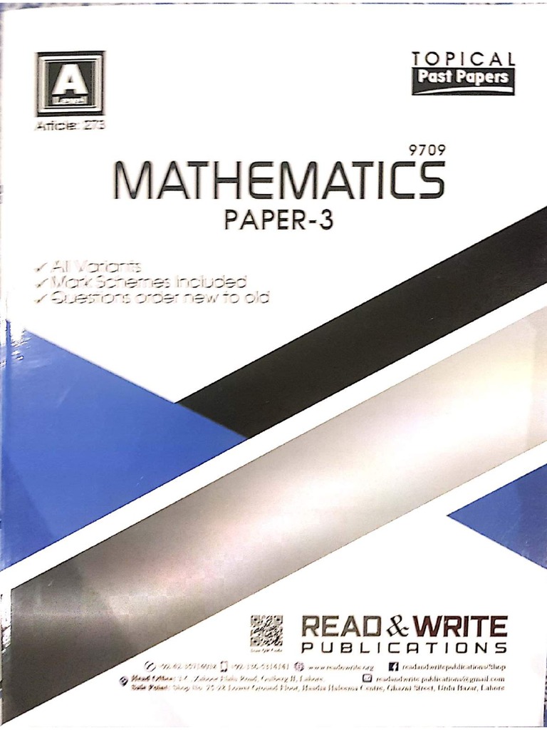 A Level - Math - Topical - Maths Al p3 Topical-Compressed | PDF