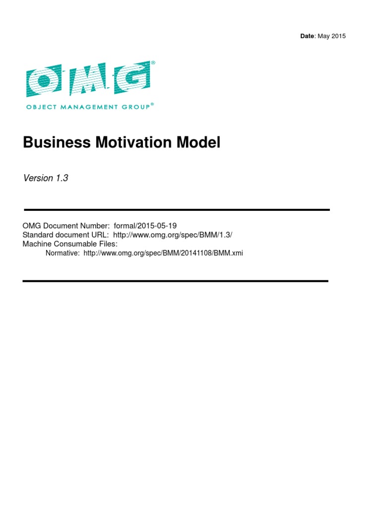 Business Motivation Model Overview | PDF | Goal | Business