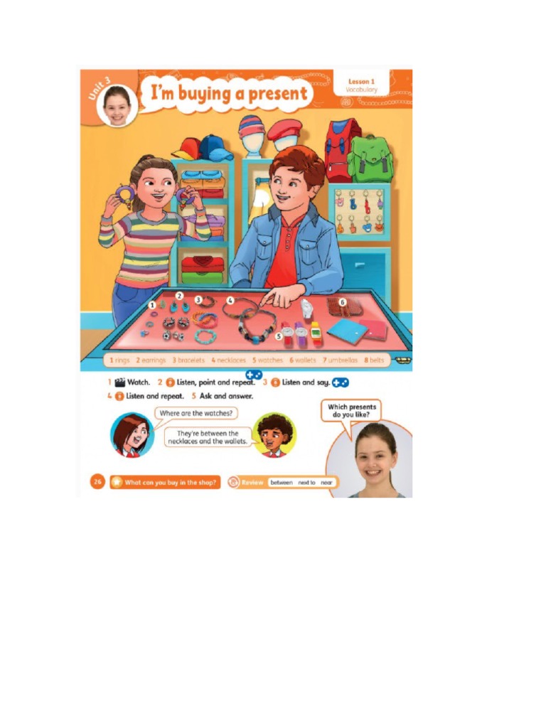 Learn With Us 4 - Unit 3 I'm Buying A Present CLASS BOOK | PDF