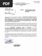 Sample Blacklisting Form | PDF