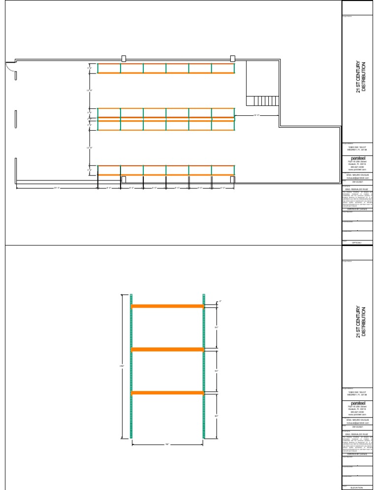 Parsteel Shelving Project Elevation Plan | PDF