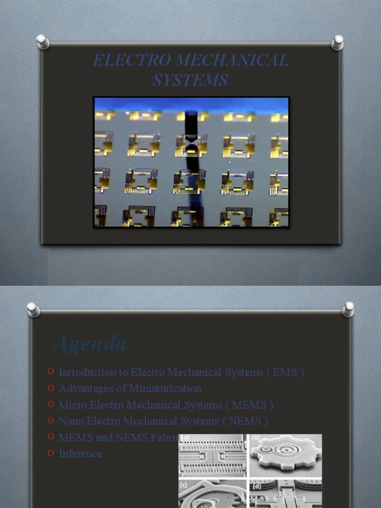 Electro Mechanical Systems | PDF | Microelectromechanical Systems ...