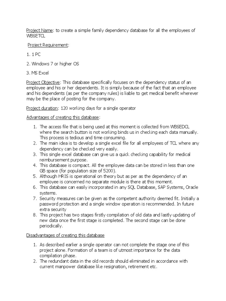 FD Database Proposal | PDF | Databases | Software Engineering