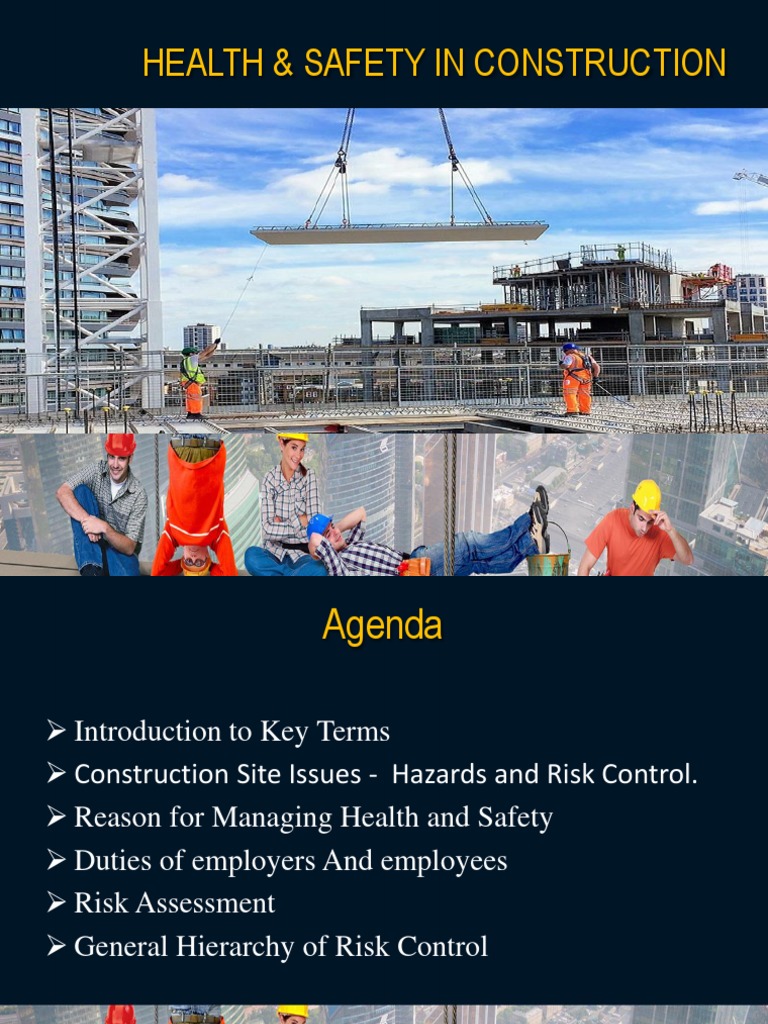 Hse in Construction | PDF | Occupational Safety And Health | Risk