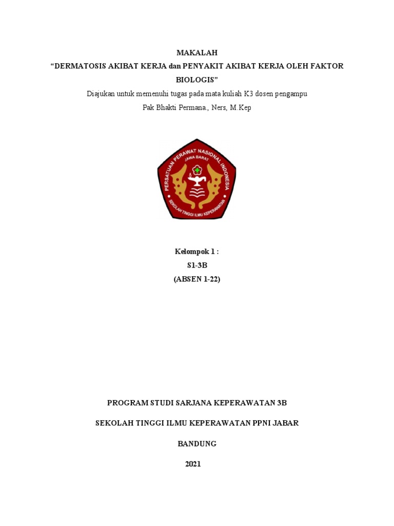 Makalah k3 Kel 1 | PDF | Kesehatan Holistik | Komputer