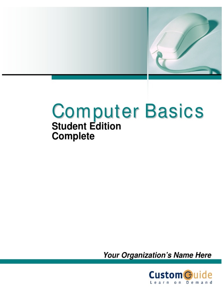 Computer Basics | PDF | Personal Computers | Input/Output