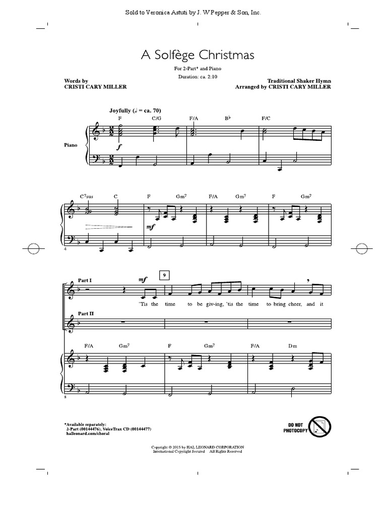 Solfege Christmas | PDF