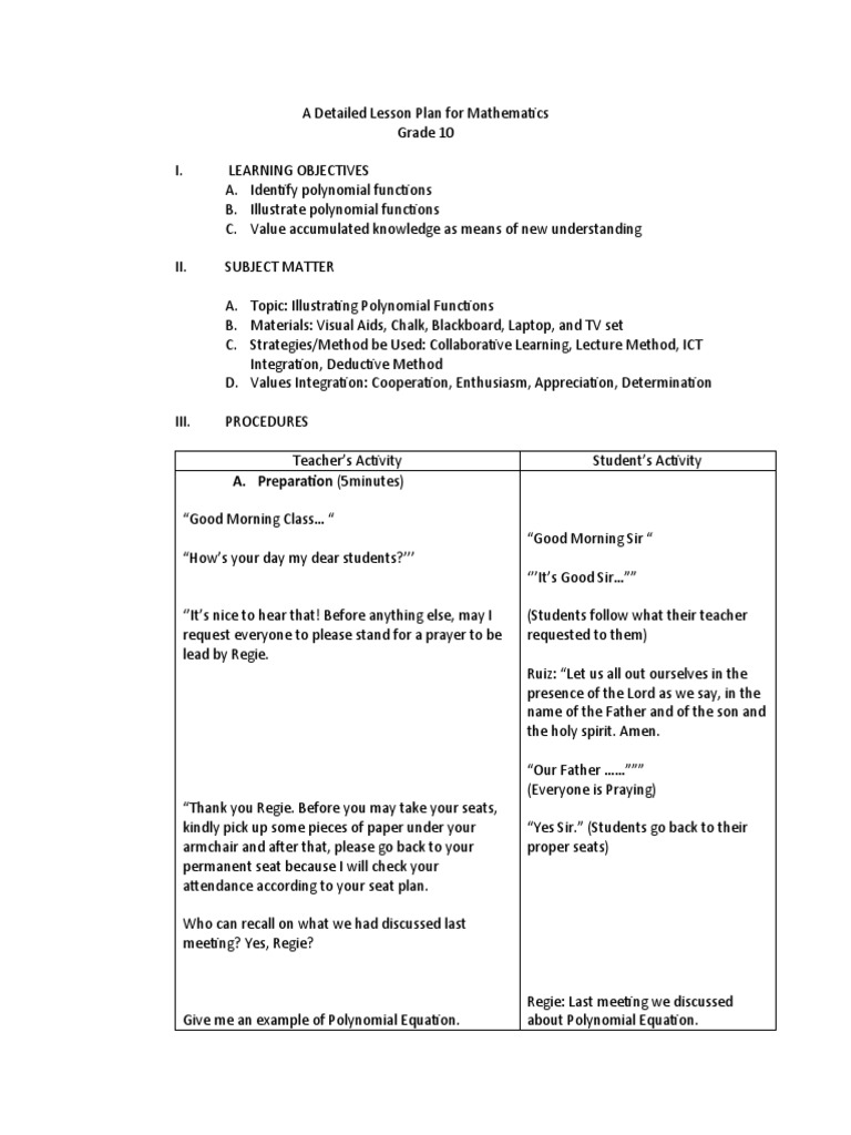 Polynomial Functions LP #2 | PDF | Polynomial | Function (Mathematics)
