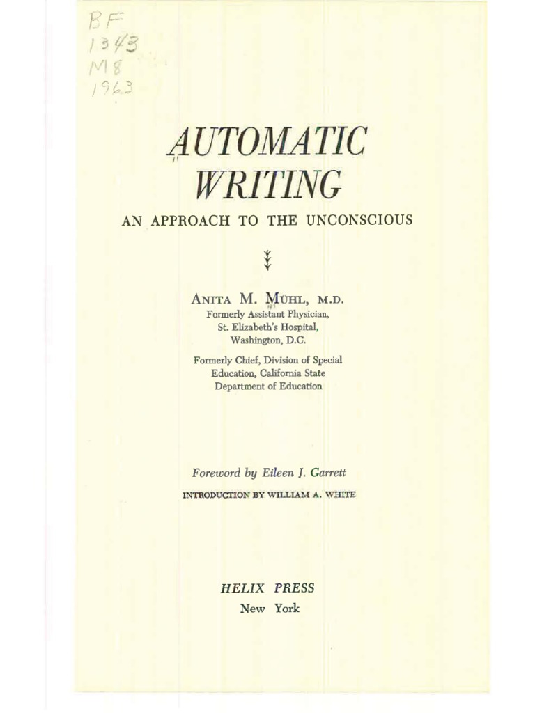 Automatic Writing | PDF