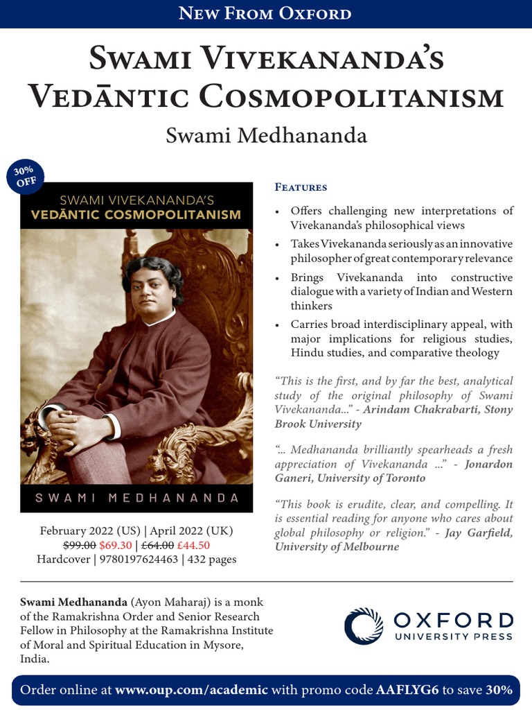Swami Medhananda on Vivekananda's Philosophy | PDF | Swami Vivekananda ...