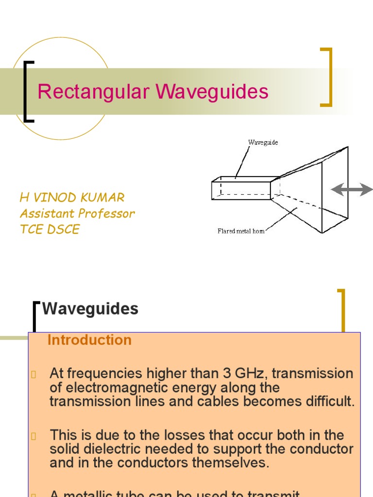 Rectangular Waveguuides | PDF | Waveguide | Microwave
