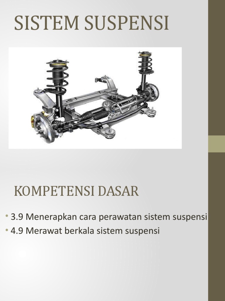 Sistem Suspensi 01 | PDF