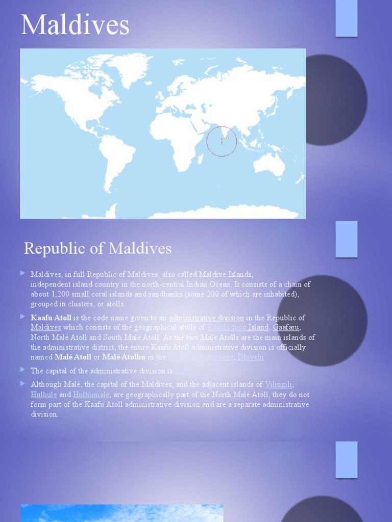 An Overview of the Geography and Islands of Kaafu Atoll in the Maldives ...