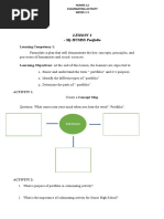 G12 Culminating Activity Module 1 and 2 | PDF | Rubric (Academic ...