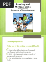 8 Patterns of Development | PDF | Definition | Essays