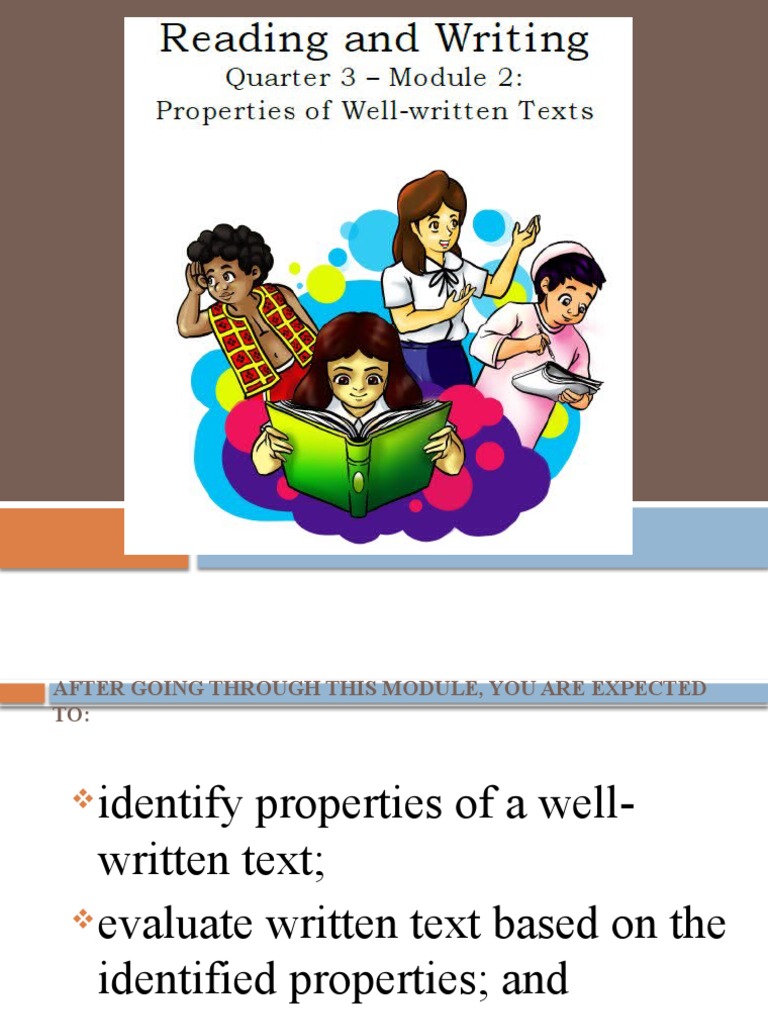 Properties of Well-Written Texts | PDF | Punctuation | Word