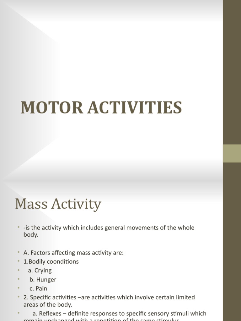 Newborn Infant - Motor Activities | PDF | Breathing | Stimulus (Physiology)