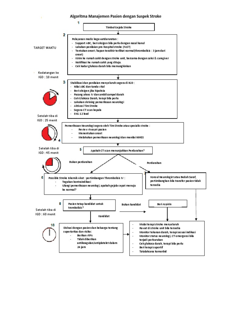 Panduan Manajemen Stroke Darurat | PDF