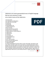 Common Indianisms in English Usage | PDF | Career & Growth | Self ...