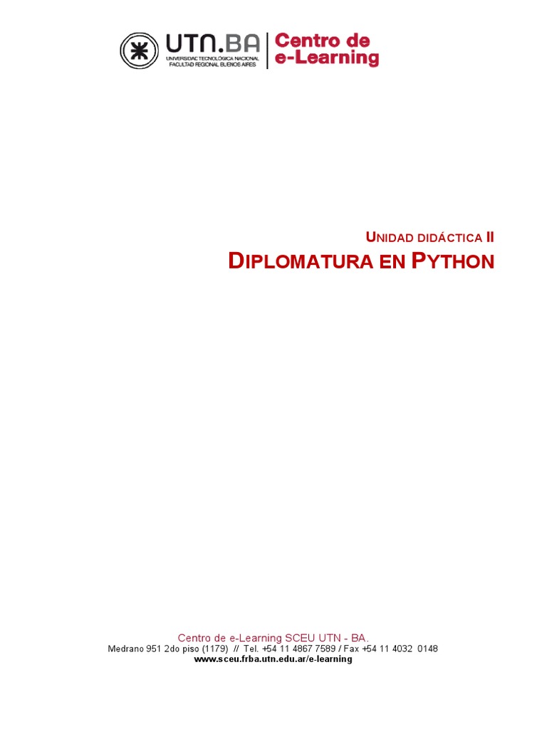 Unidad 2 Python - Inicial | PDF | Python (lenguaje de programación) | Cadena (informática)