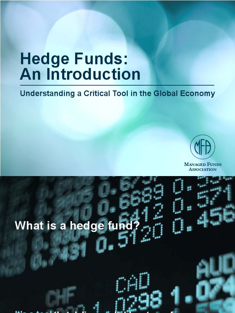 Mfa - Hedge .Funds .101.final | PDF | Hedge Fund | Investment Fund