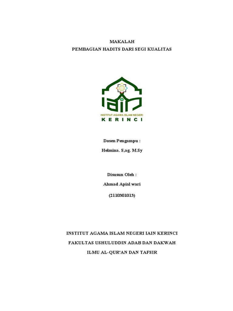Makalah 1 | PDF