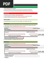 Answer Sheet For Shading - 50 Items 4x-Long | PDF | Tests | Social Research