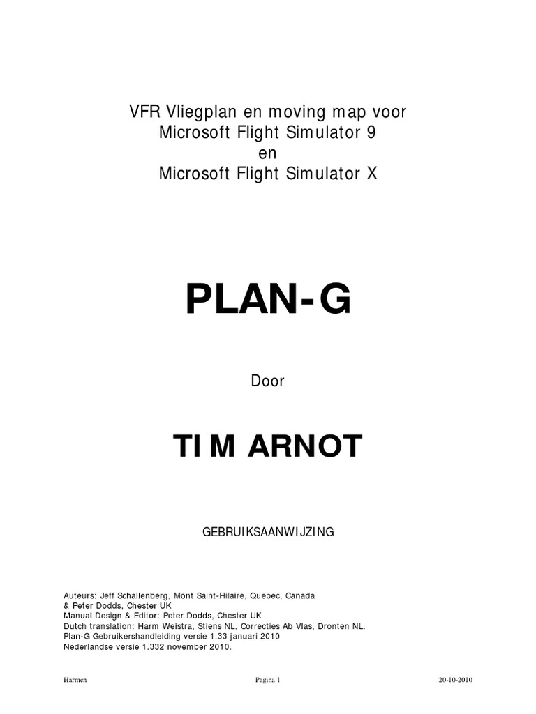 Manual Plan G NL 1 332 | PDF