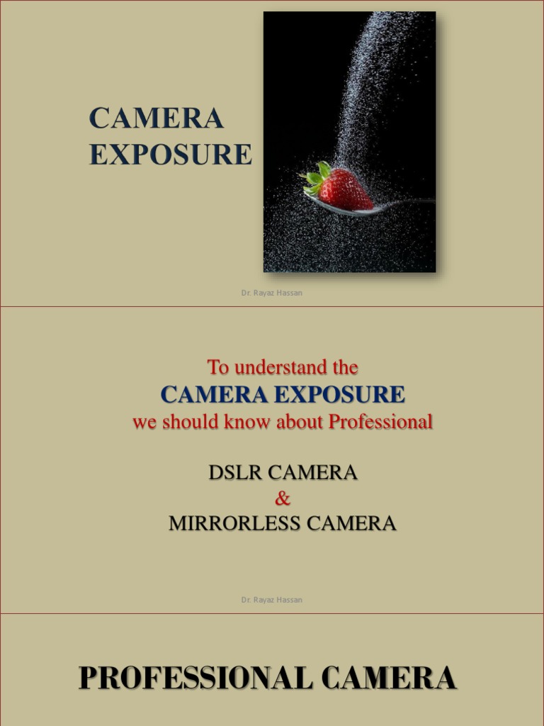 Camera Exposure PDF | PDF | Film Speed | Shutter Speed