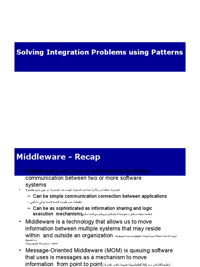 Chapter5-Solving Integration Problems Using Patterns | PDF | Network ...