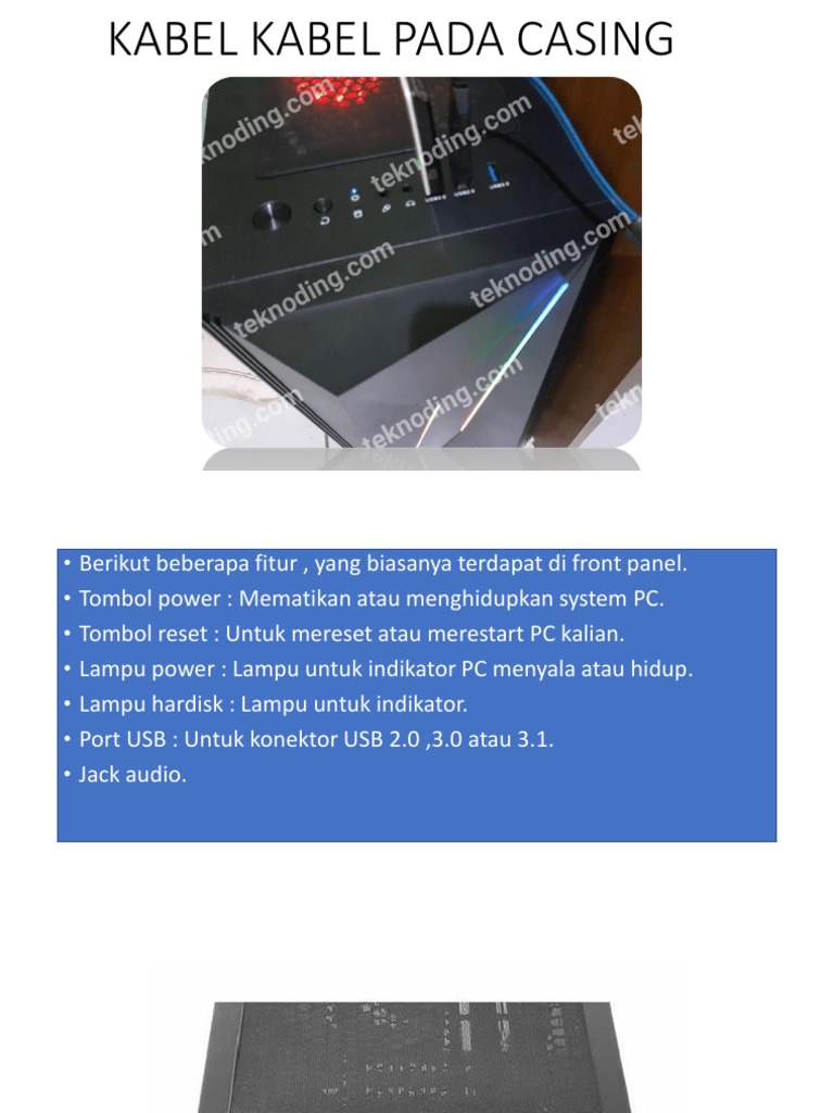 Kabel Kabel Pada Casing | PDF