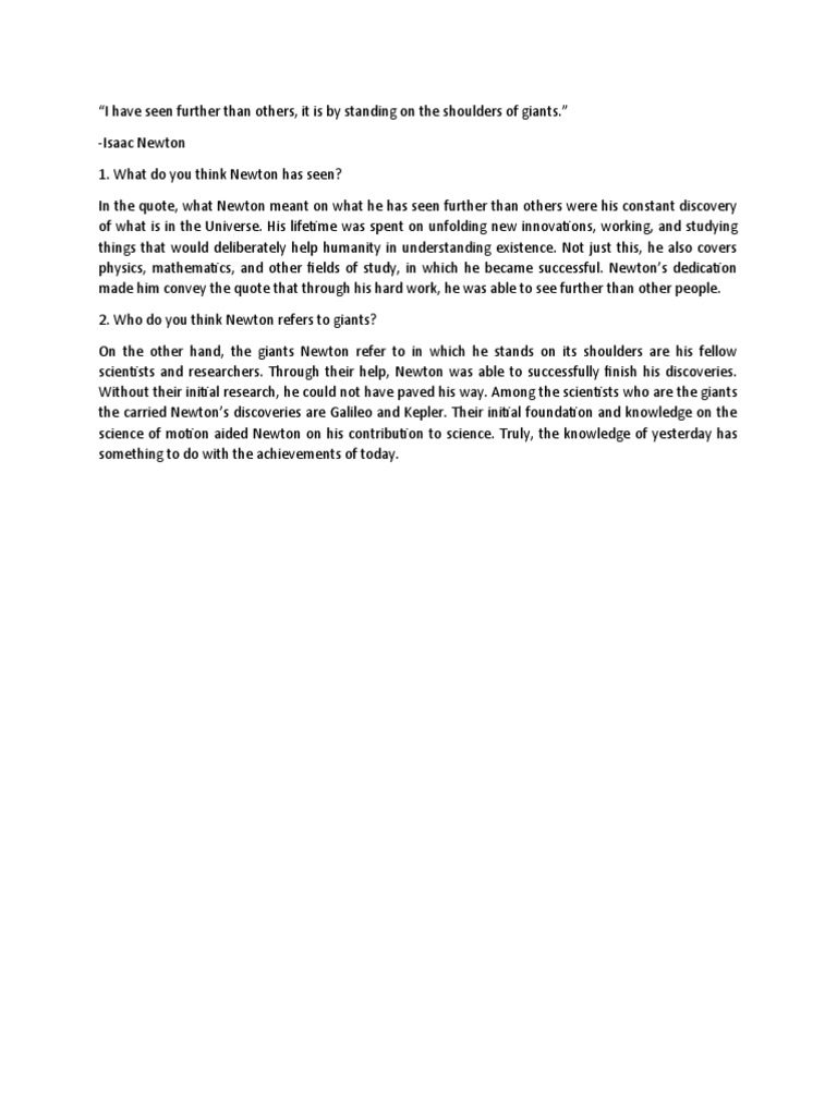 NEWTON | PDF | Social Science | Philosophy