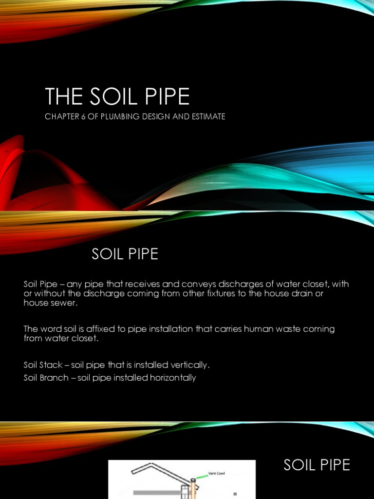 The Soil Pipe: Chapter 6 of Plumbing Design and Estimate | PDF ...