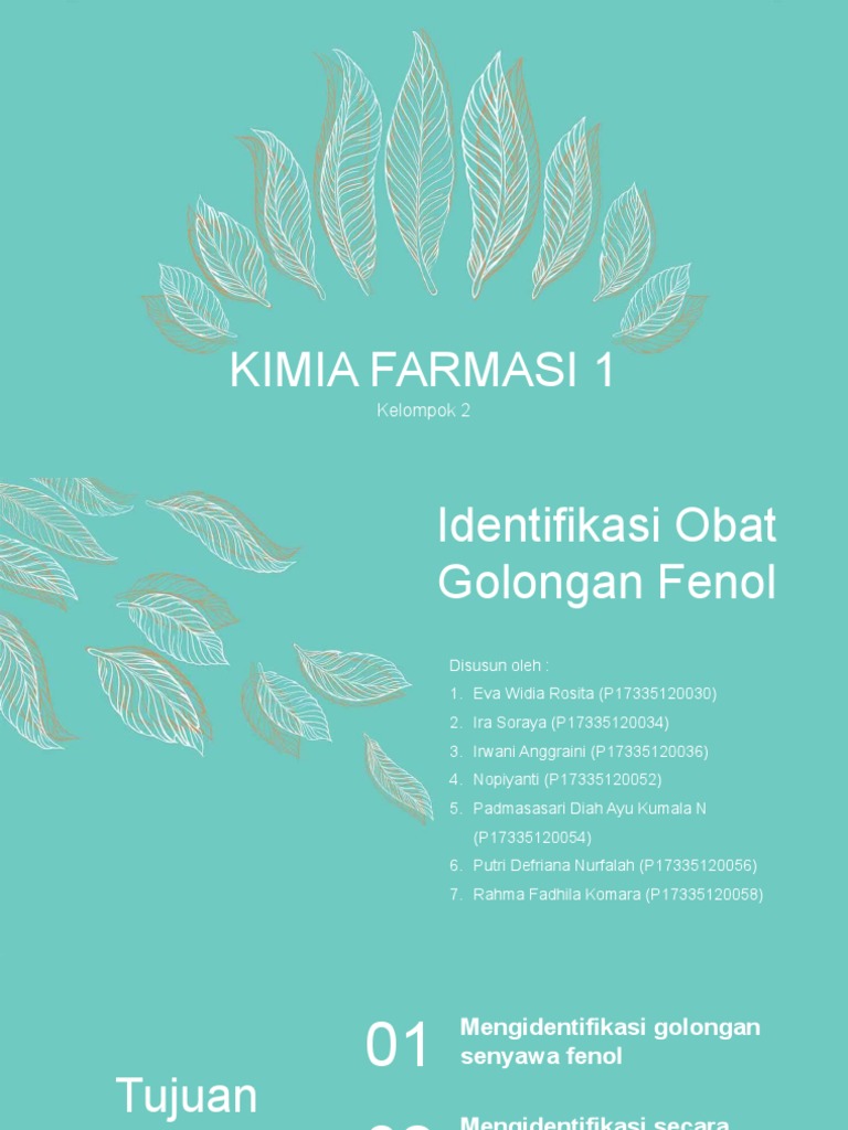 Identifikasi Obat Golongan Fenol | PDF