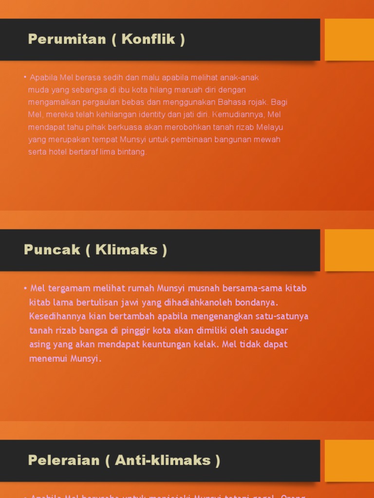 Cerpen Munsyi (Plot) | PDF