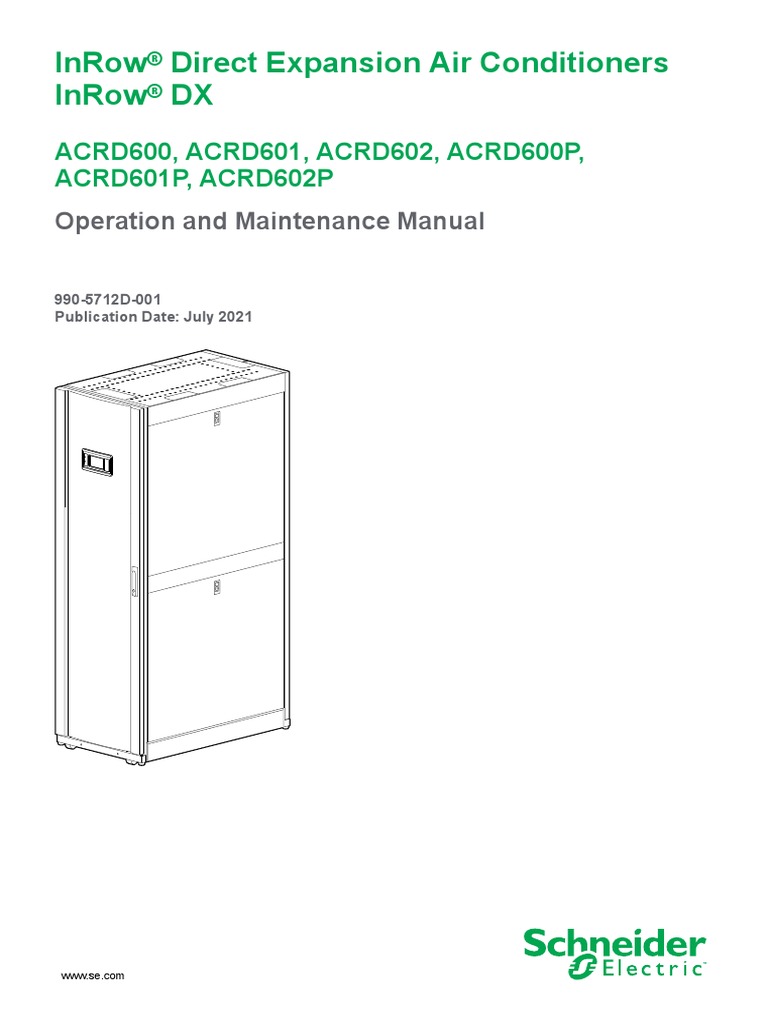 990-5712 - InRow RD DX Direct Expansion Air Conditioners Operation ...