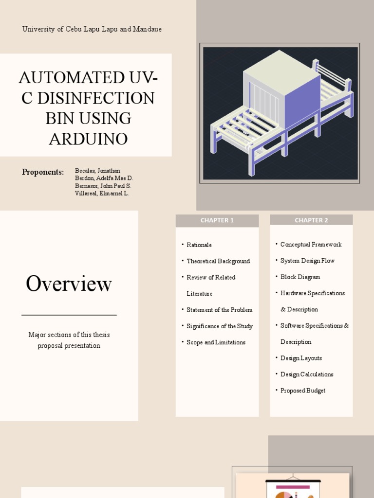 Automated Uv-C Disinfection Bin Using Arduino: University of Cebu Lapu ...