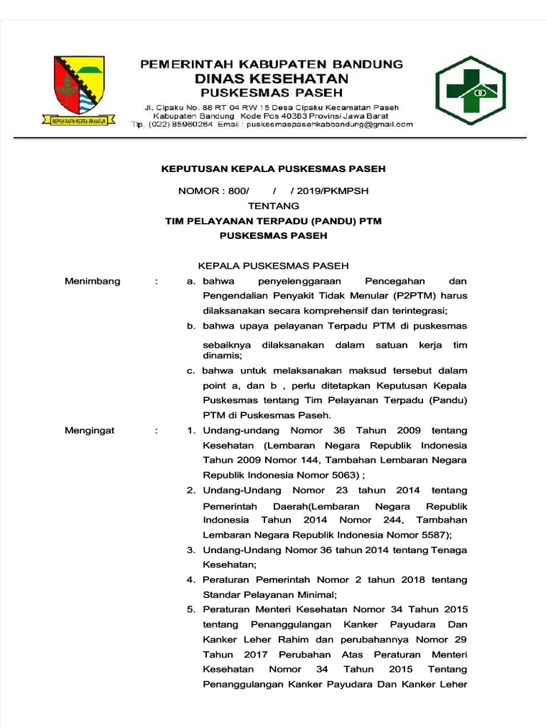 SK Tim Pandu PTM | PDF